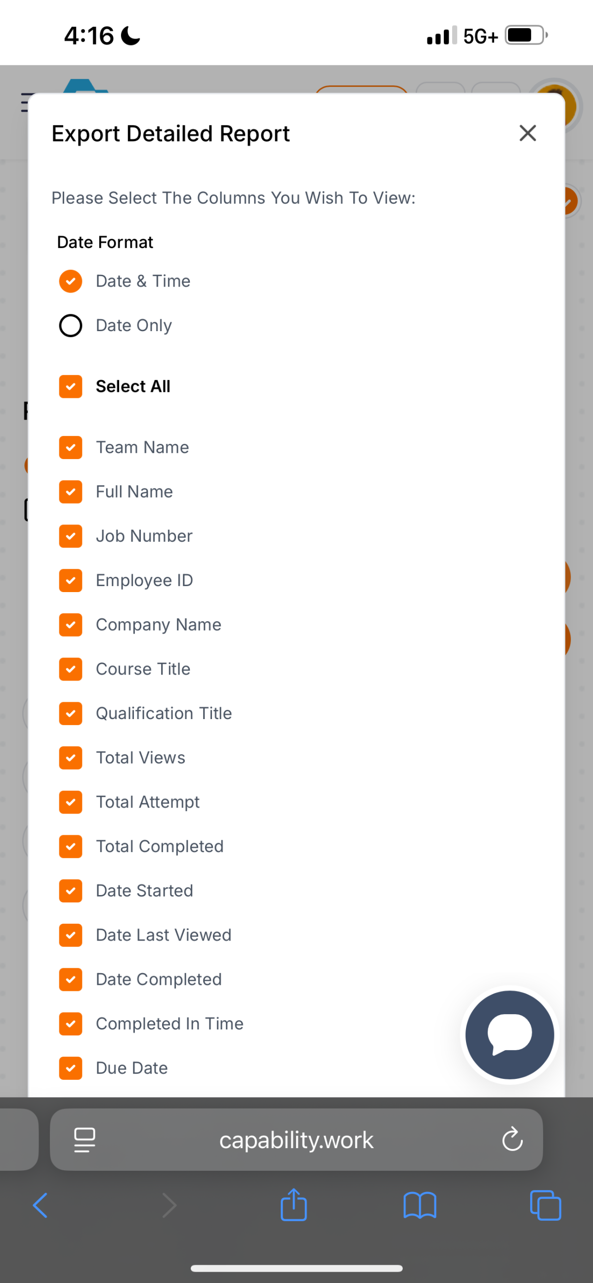 Reports Management - Capability - The Answer to Training and Work Management